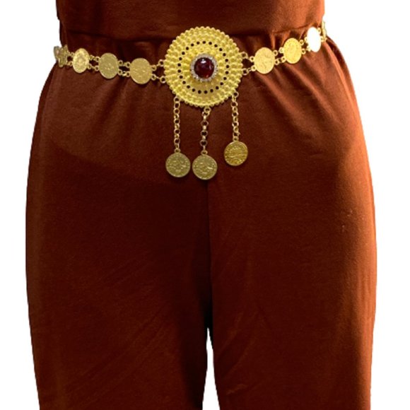 Accessories | Belly Chains Belt For Women Gold Color Turkish Coins Belt ...